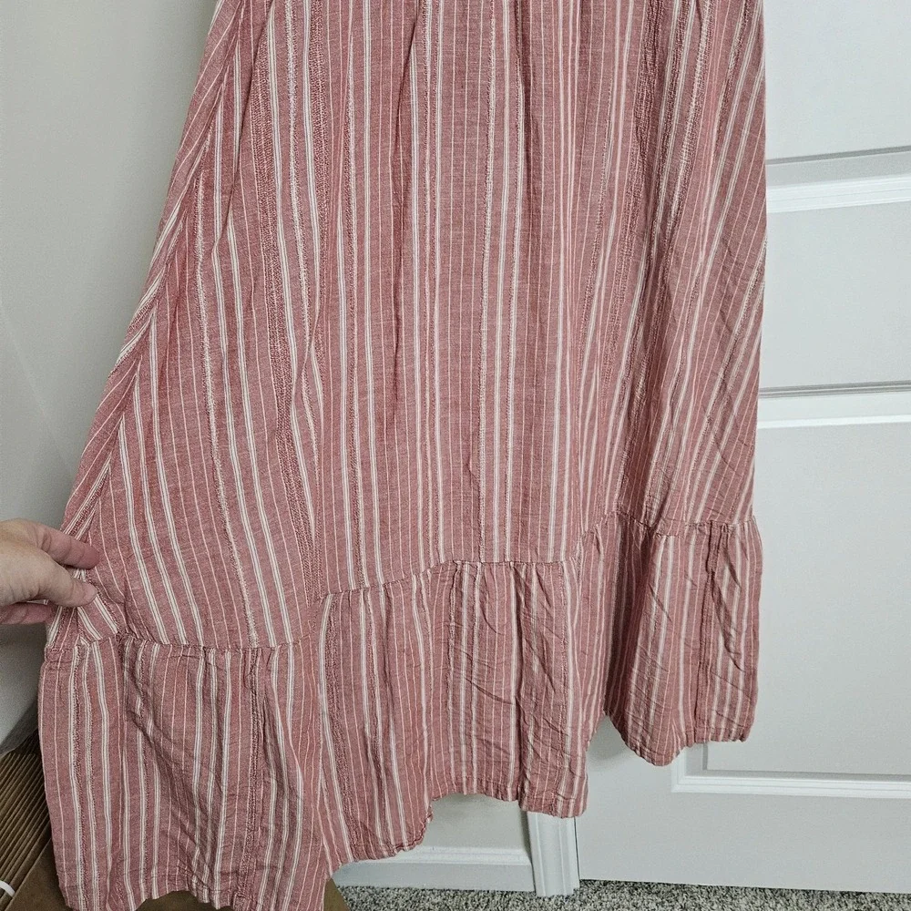 Old Navy | Dresses | Old Navy Maxi Dress Women Lg Red Striped Halter ...